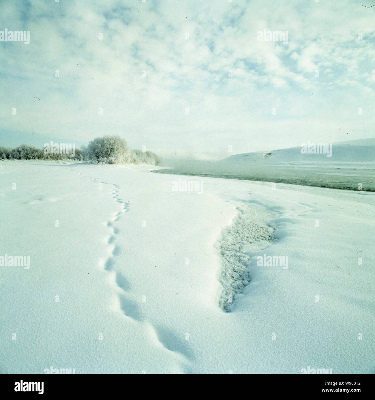 Landscape of the mountain range of Tianshan Mountains in northwest ...