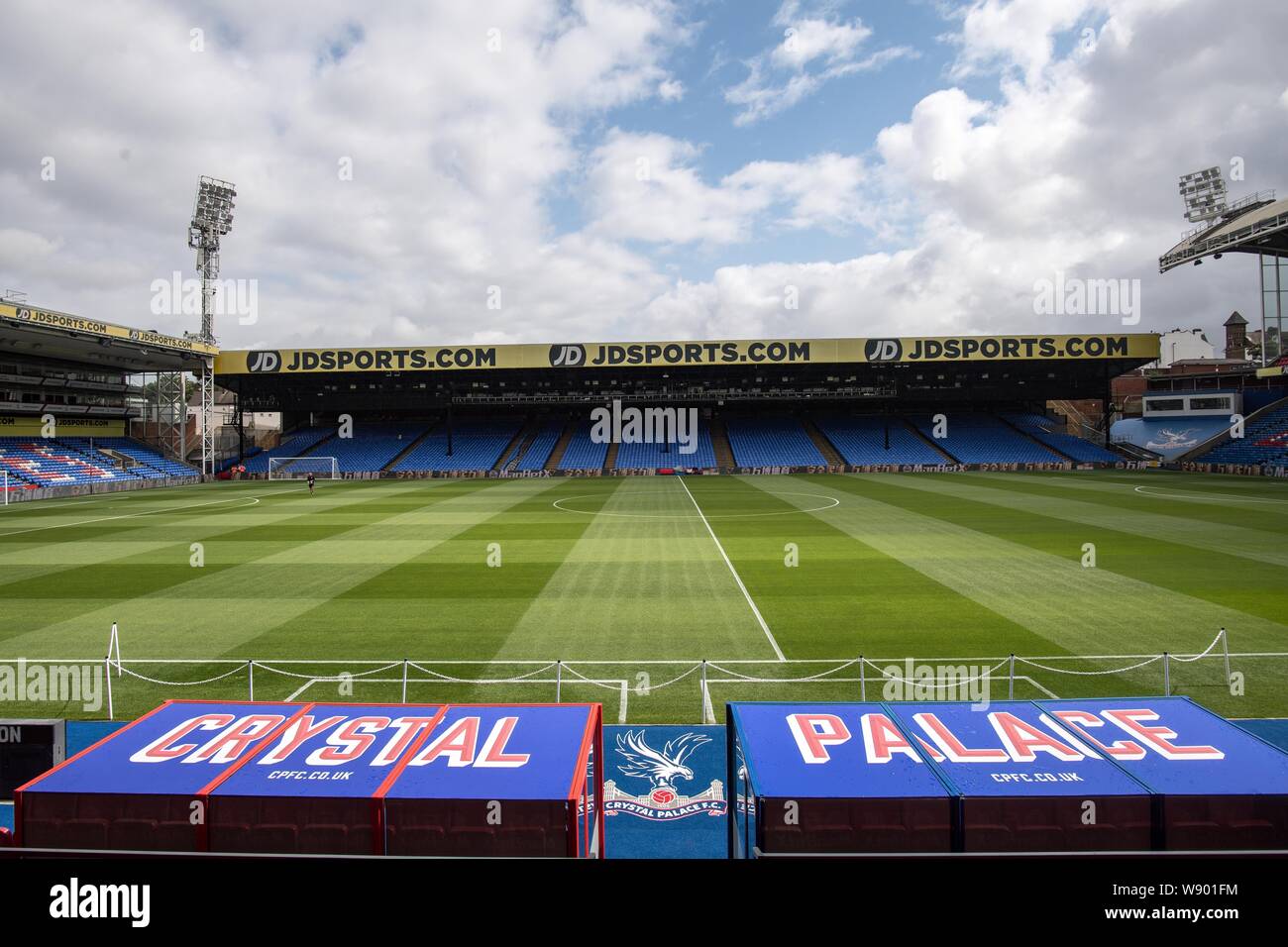 LONDON, ENGLAND - AUGUST 10: Selhurst Park stadium ahead of the Premier ...