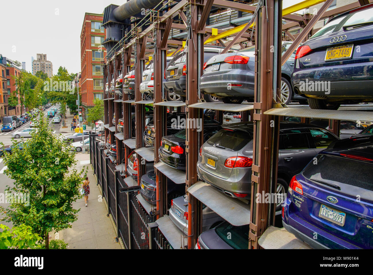 Car park by High Line, Manhattan, New York, United States of America ...