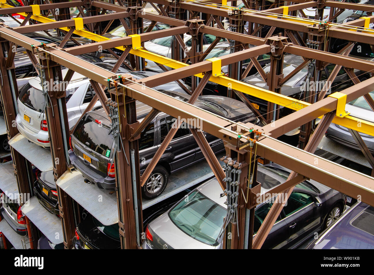 Car park by High Line, Manhattan, New York, United States of America ...