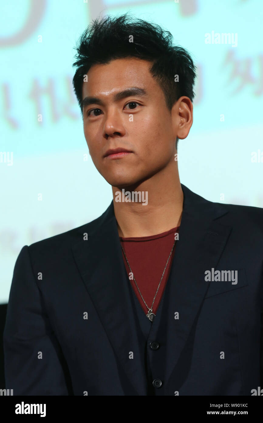 Taiwanese actor Eddie Peng attends a premiere for his new movie "Fleet ...