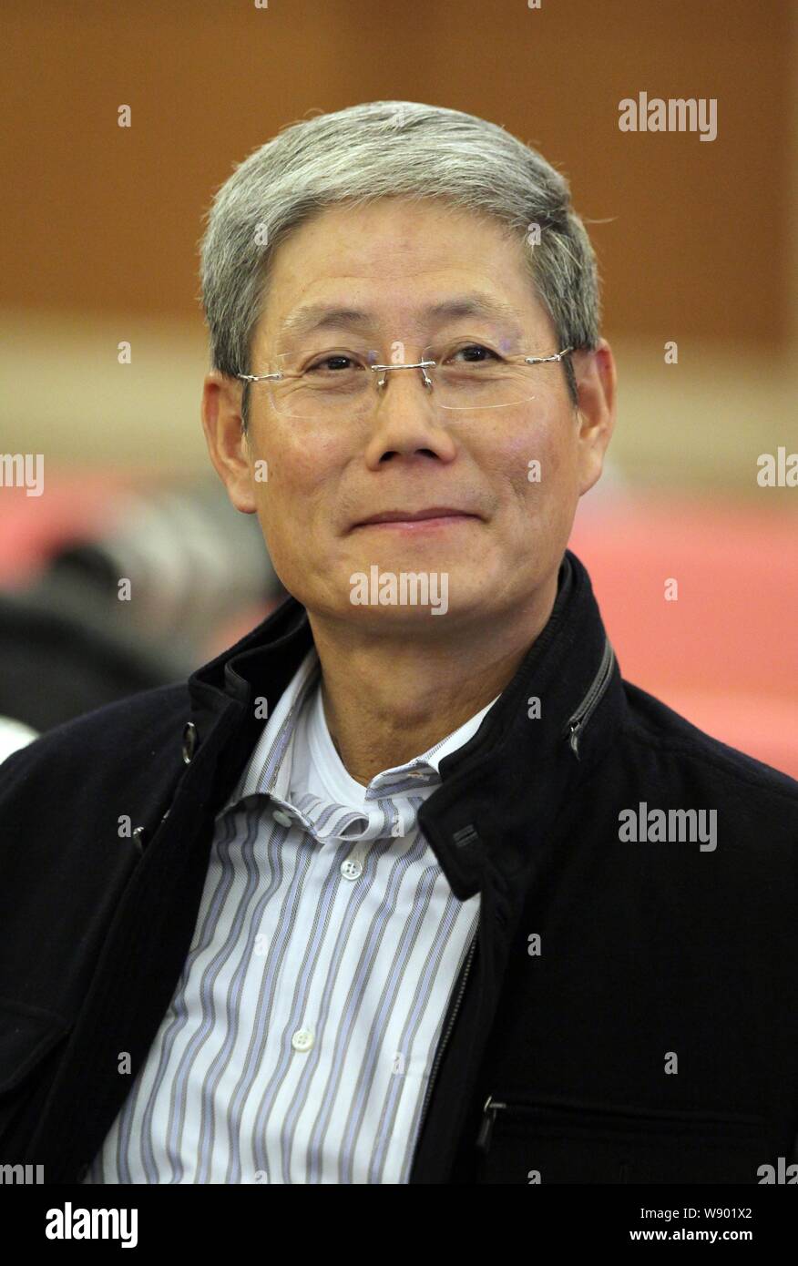 --FILE--Fu Yuning, then President of China Merchants Group, attends a ...