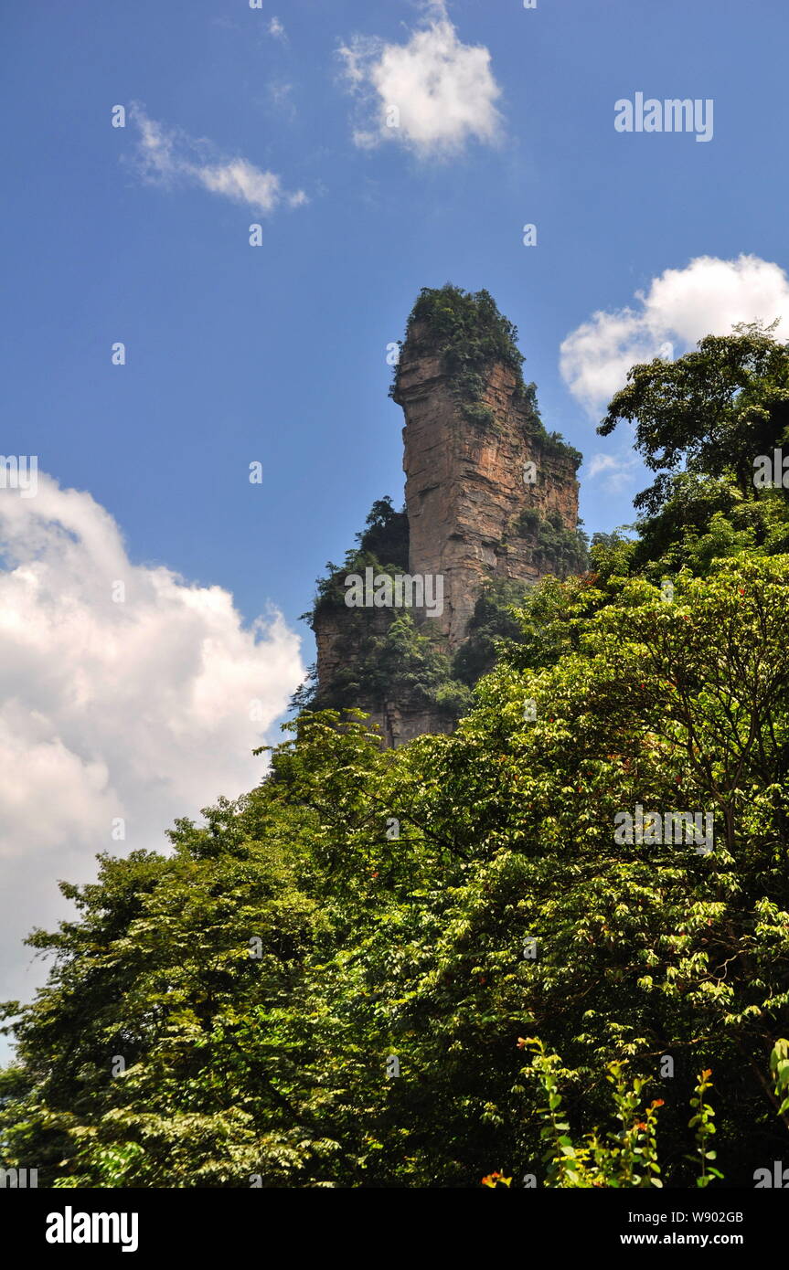 Landscape of World No. 1 Bridge at Zhangjiajie National Forest Park in ...