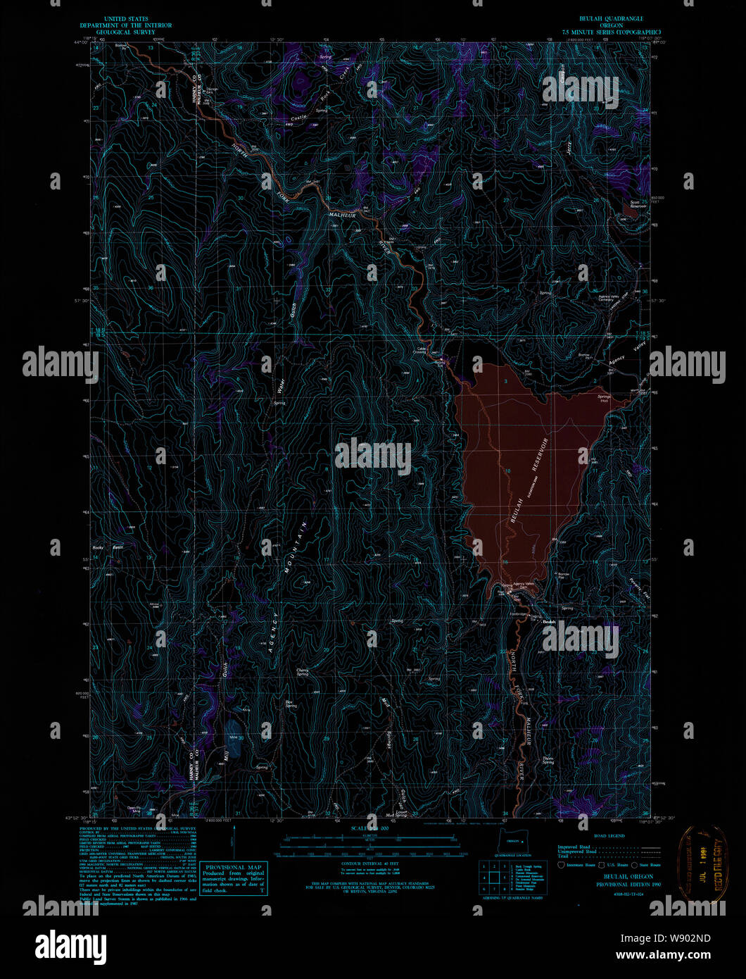 Map Of Beulah High Resolution Stock Photography and Images - Alamy