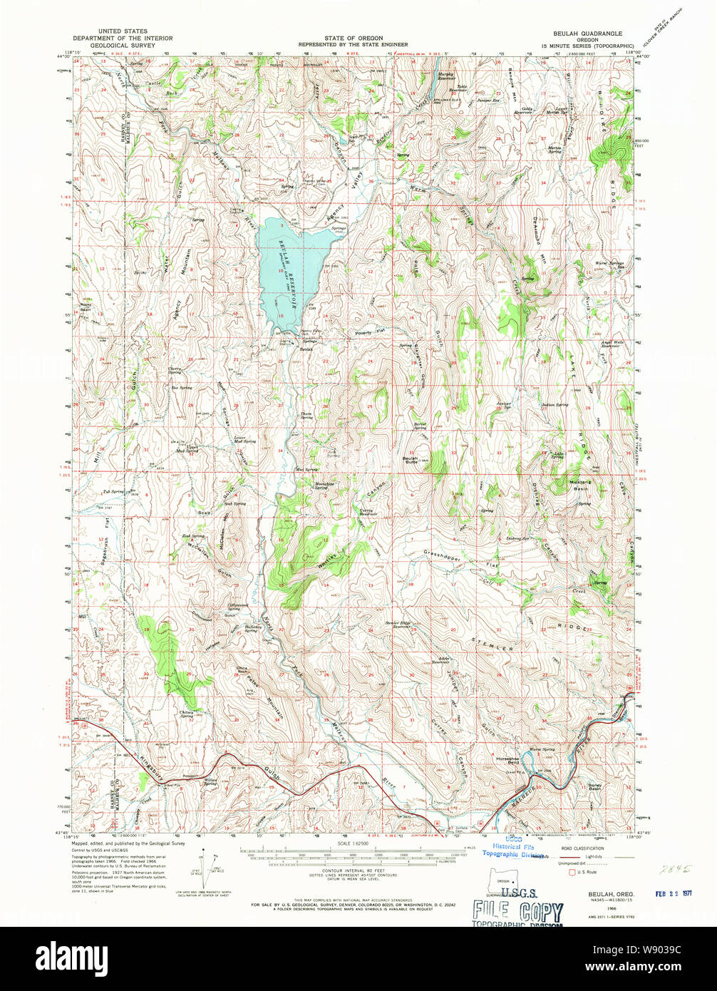 Map of beulah hi-res stock photography and images - Alamy