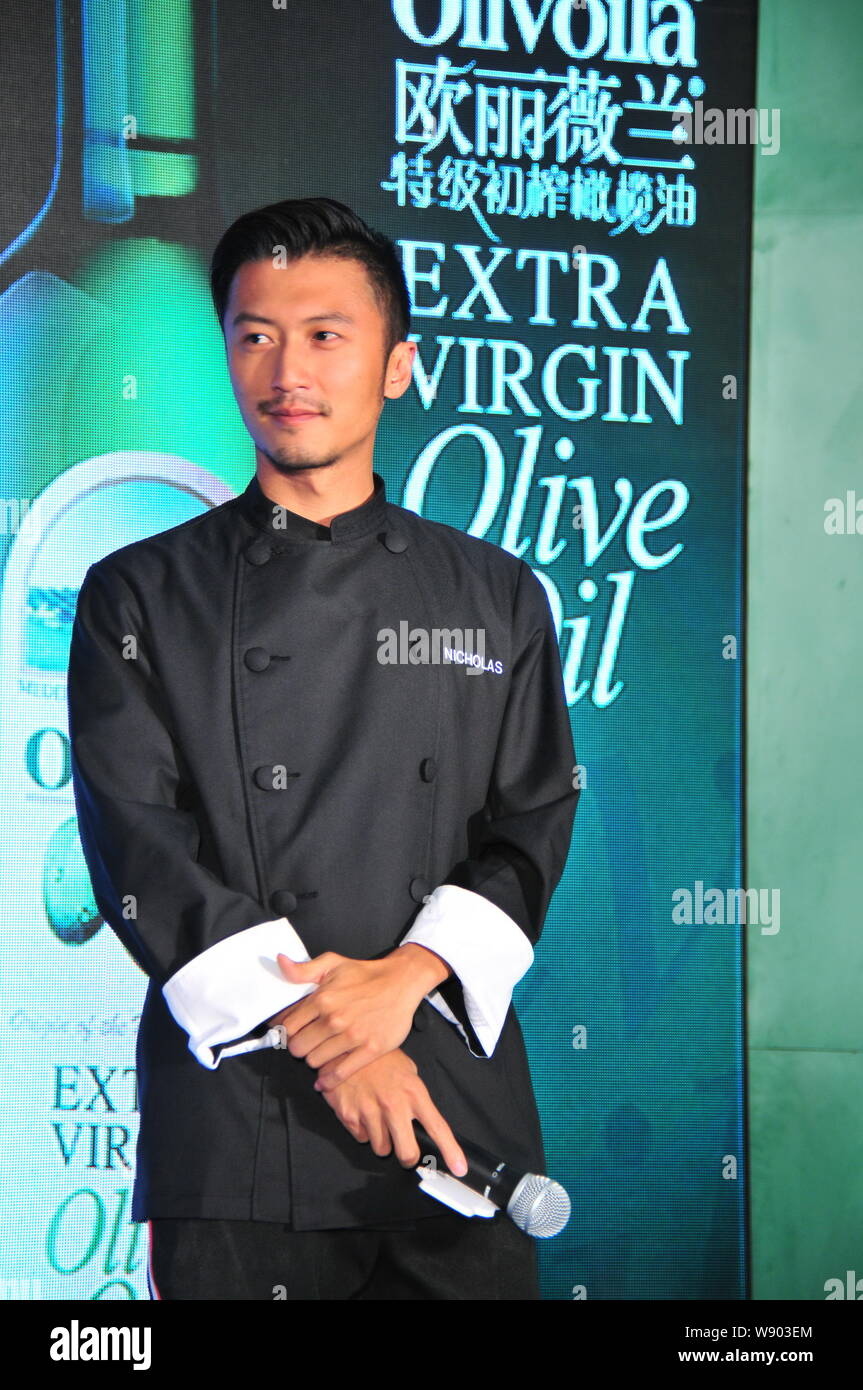 Hong Kong singer and actor Nicholas Tse poses during a promotional ...