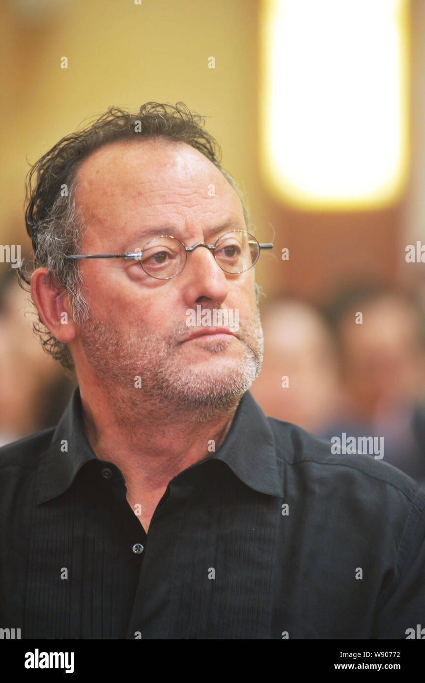 French actor Jean Reno attends the Sino-Foreign Film Co-production ...