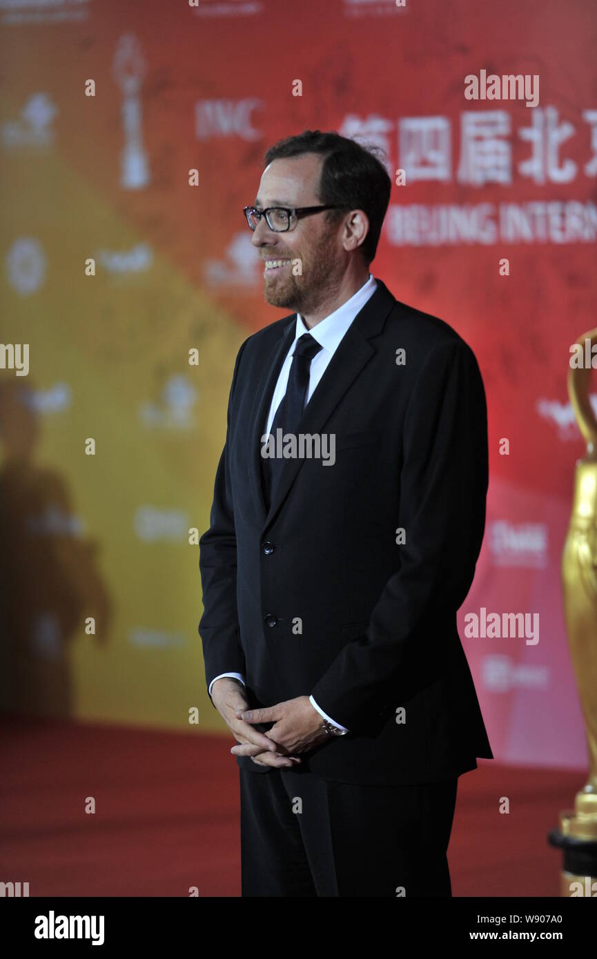 American director Rob Minkoff poses on the red carpet for the closing ...