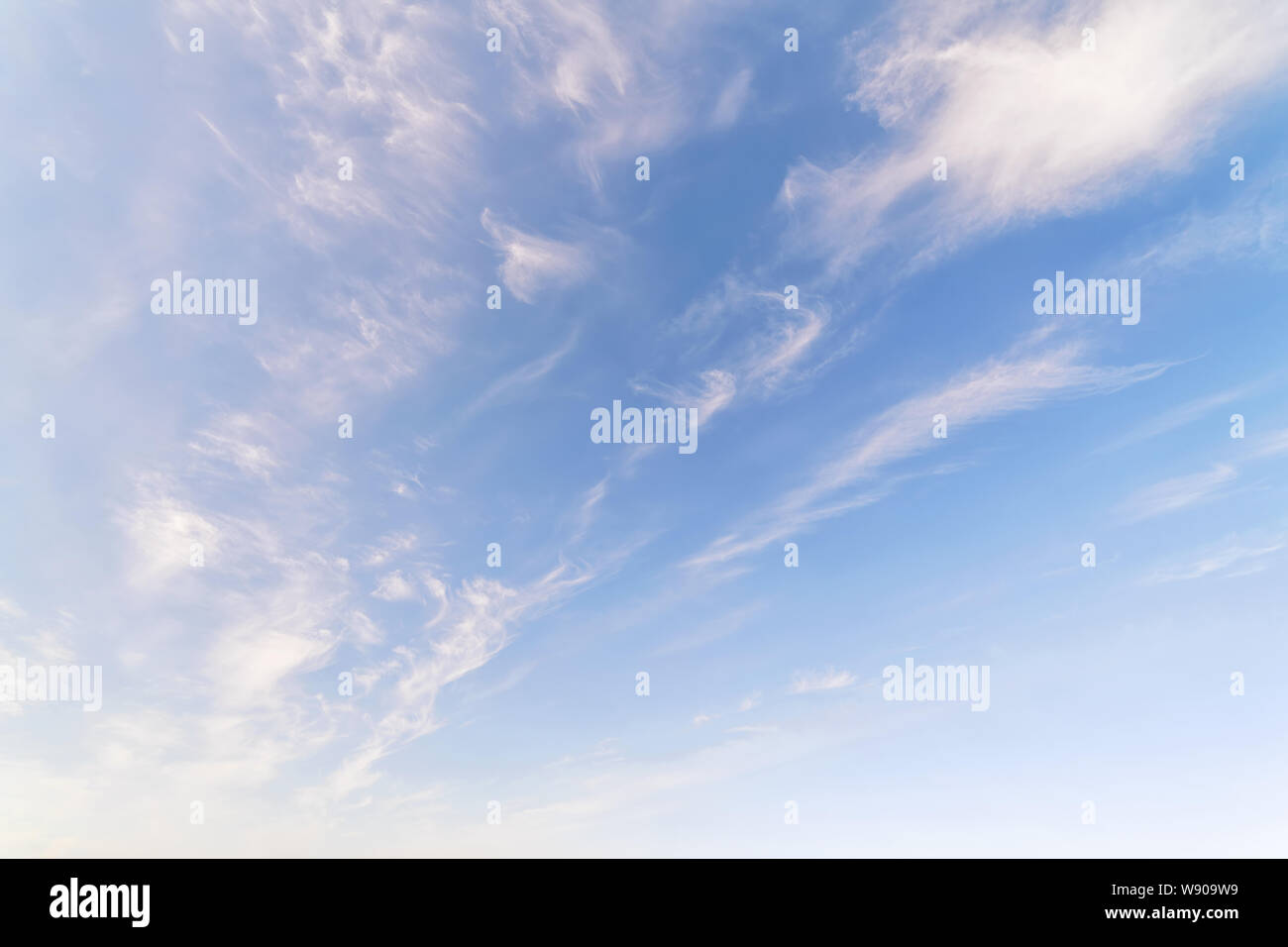 Light cloudy sky. Cloudscape at sunny day texture and background Stock ...