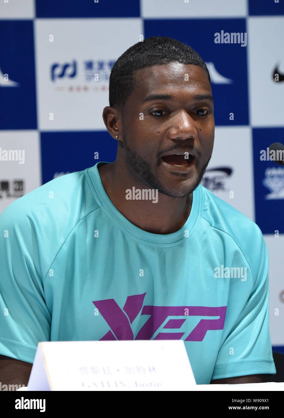 2014 Was An American Track And Field Athlete High Resolution Stock ...