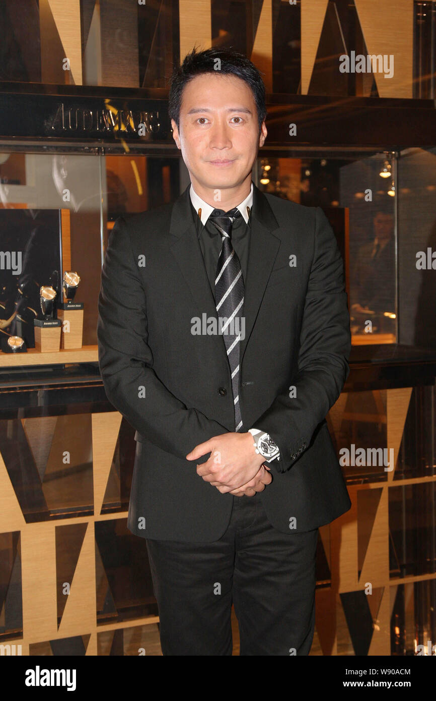Hong Kong singer and actor Leon Lai poses during the opening ceremony ...