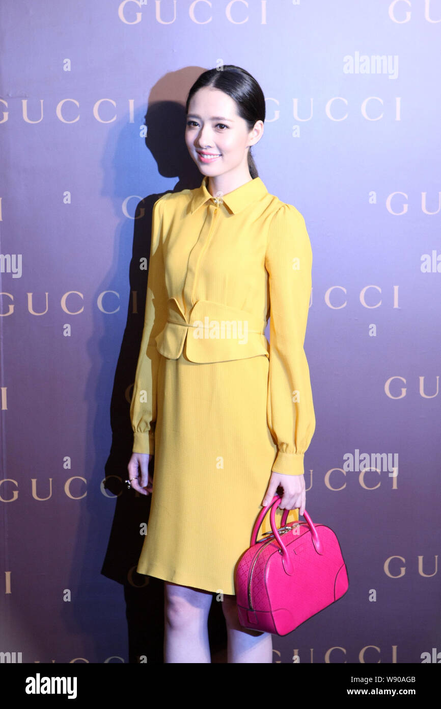 Taiwanese model and actress Bea Hayden Kuo poses during the opening ...