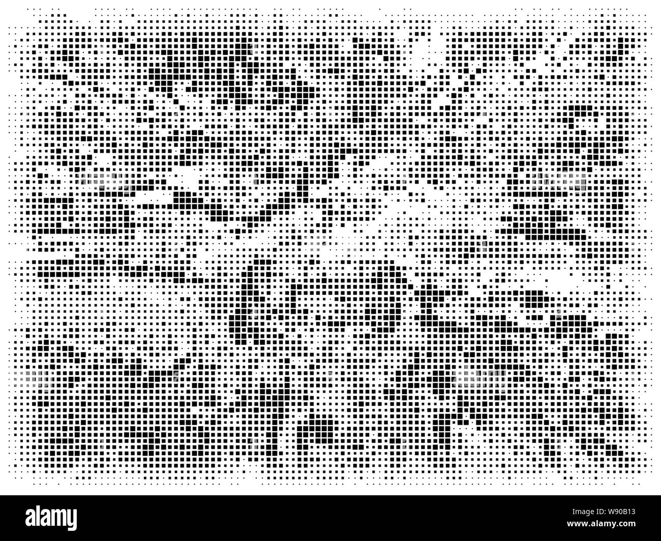 abstract background of black on white chaotic pixels, cellular texture Stock Vector Image & Art ...