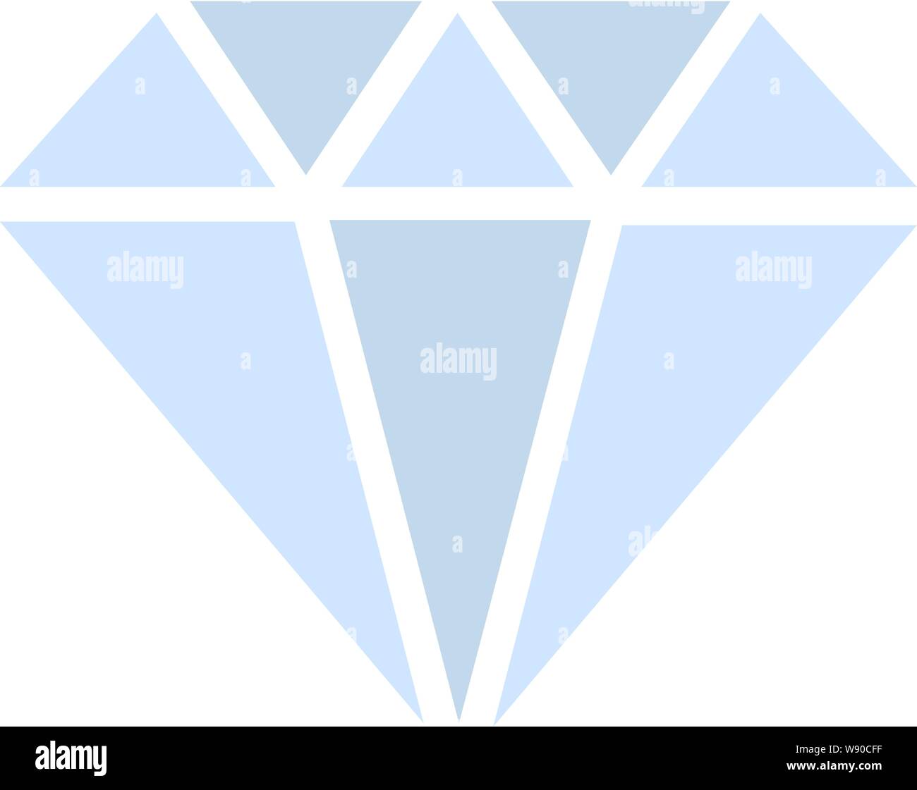vector diamond illustration. crystal stone jewelry - expensive gift ...