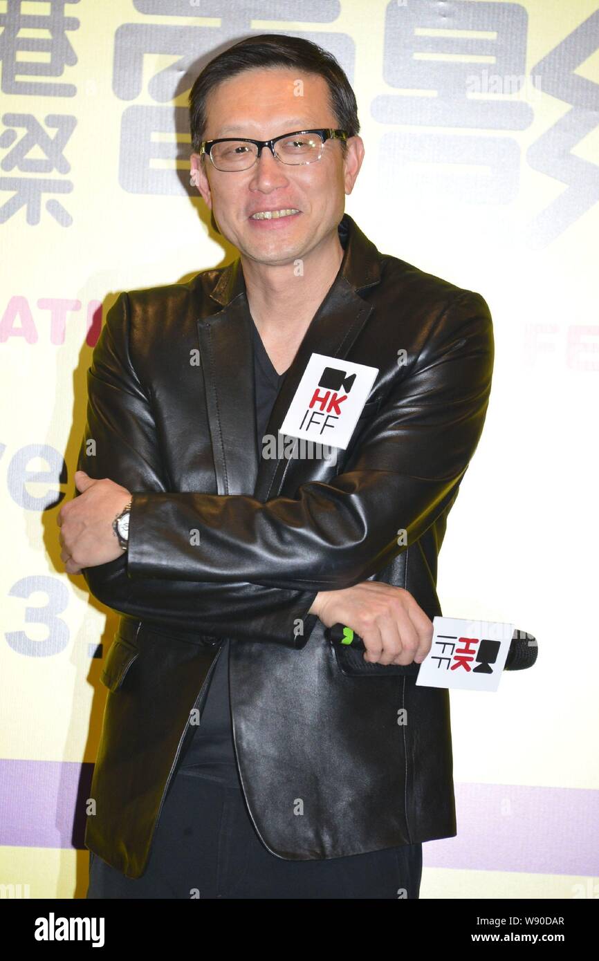 Hong Kong director Andrew Lau Wai-keung poses during a press conference ...