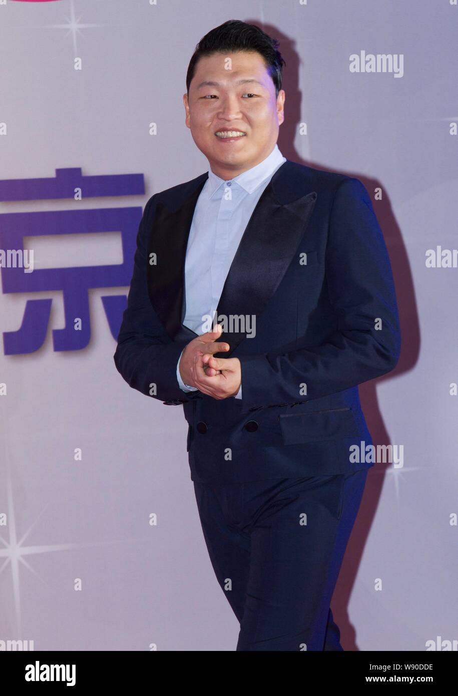 South Korean rapper PSY attends a promotional event for Soul headphones ...