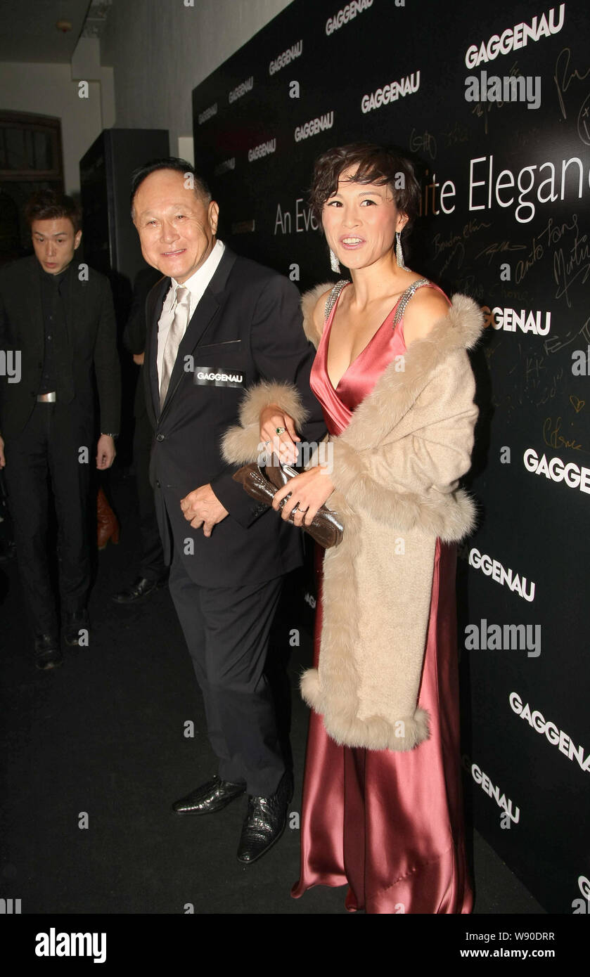 --FILE--Hong Kong billionaire property and shipping tycoon Cecil Chao ...