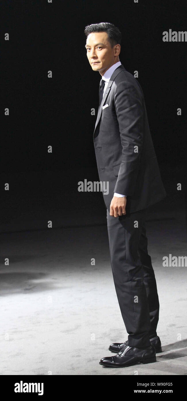 Hong Kong actor Daniel Wu poses during the premiere of his new micro ...