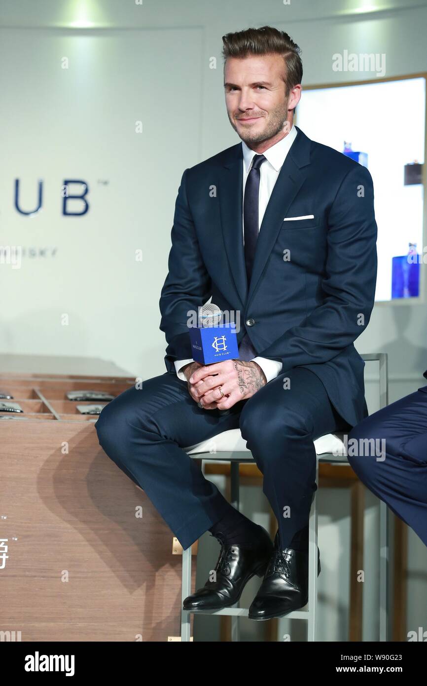 David beckham single grain scotch hi-res stock photography and images ...