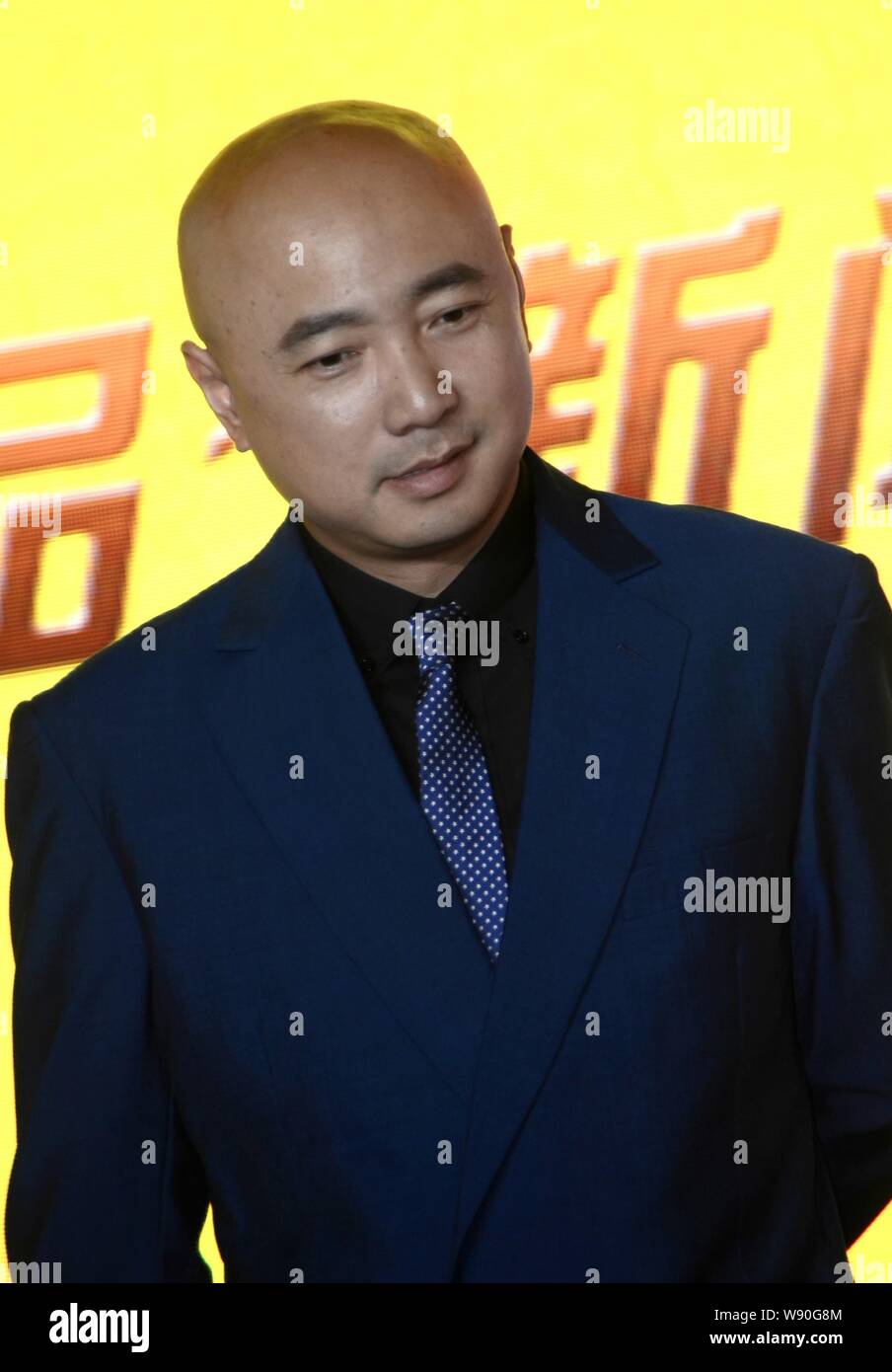 Chinese actor Xu Zheng poses at a press conference of his new movie ...