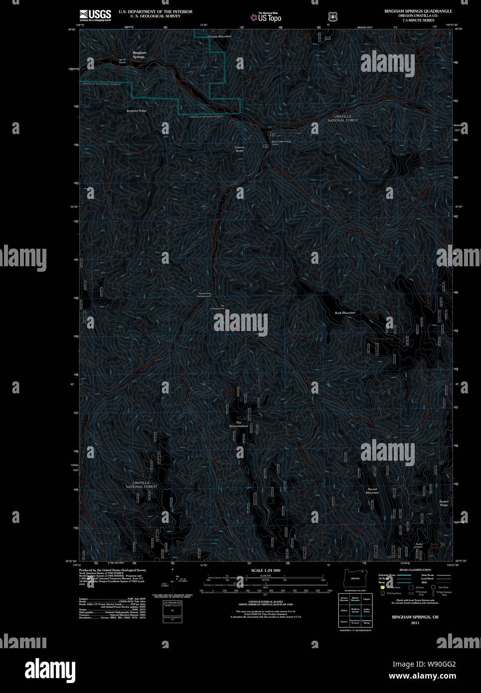 Map of bingham hi-res stock photography and images - Alamy