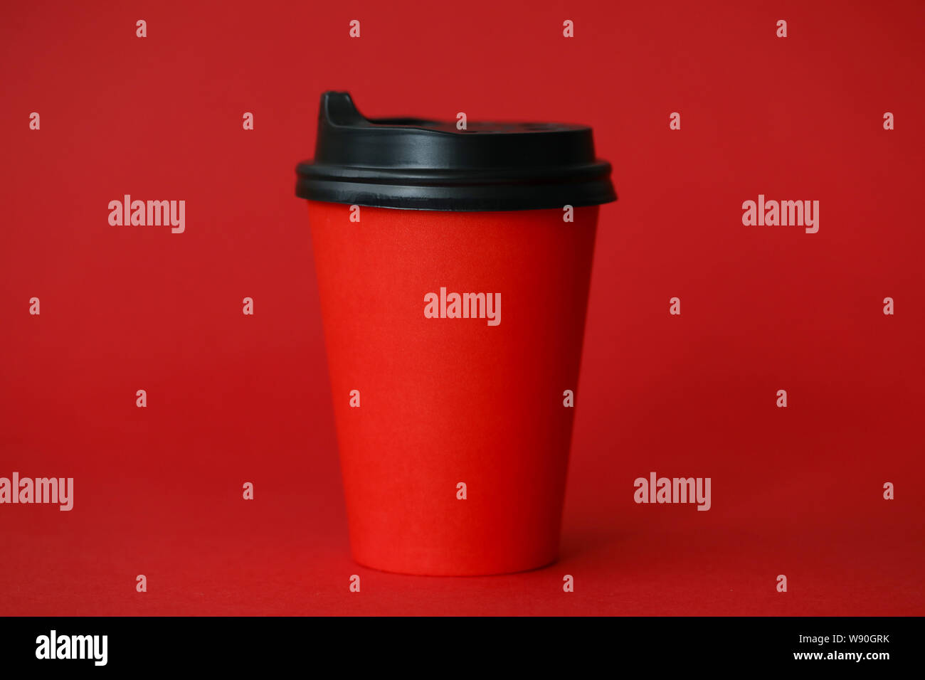 Red coffee cup abstract food background Stock Photo - Alamy