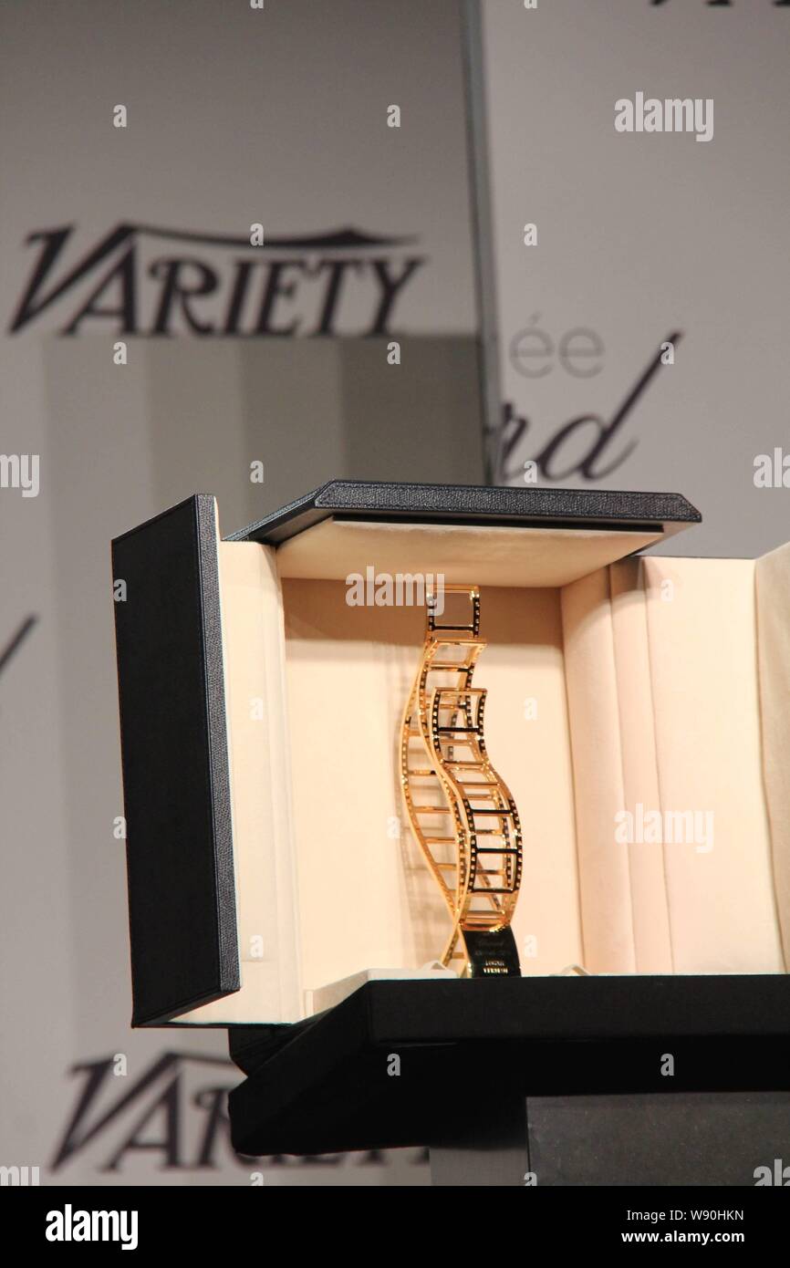 The Chopard Trophy is pictured at an award presentation ceremony during ...