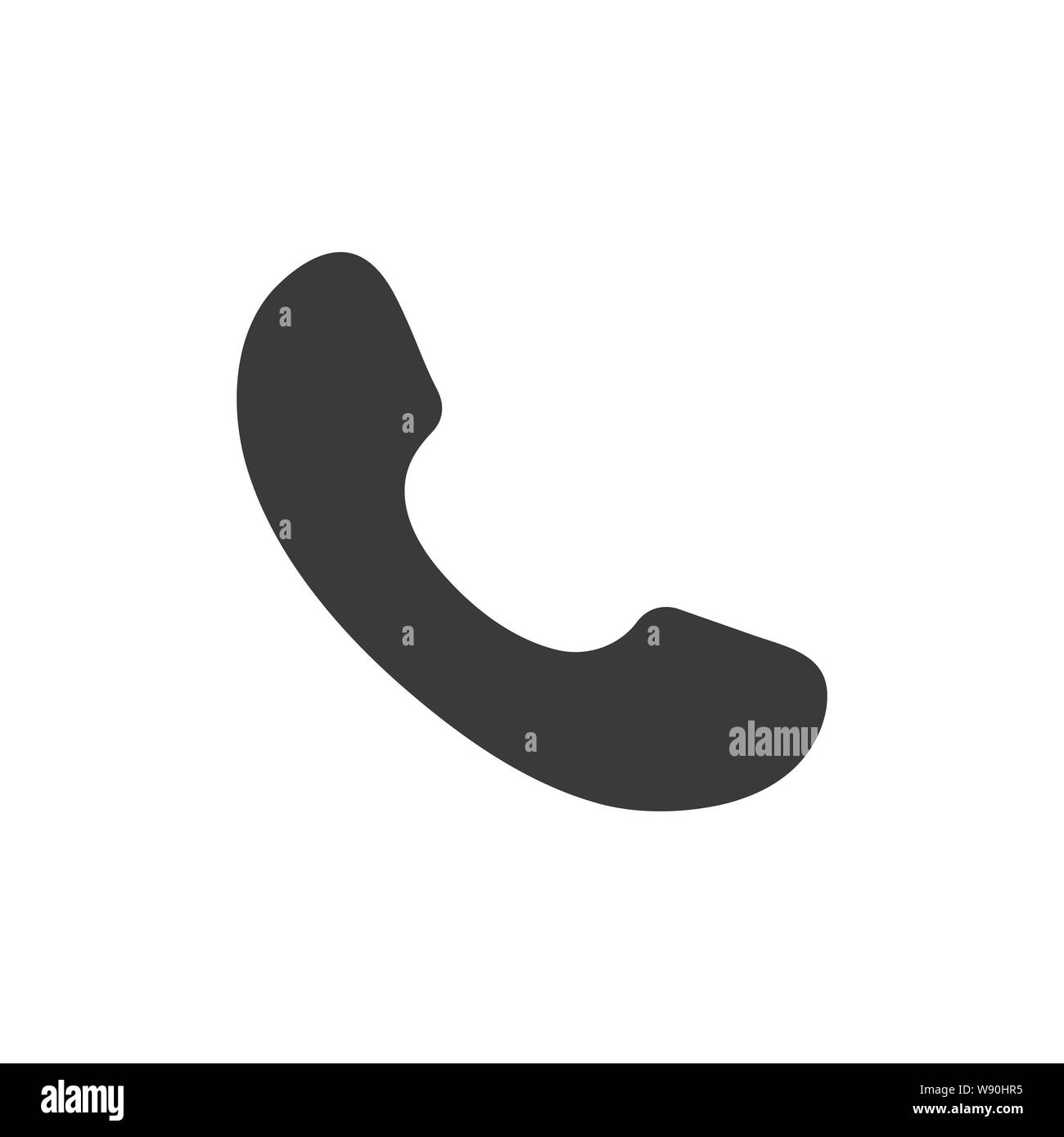 Phone icon. Flat style - stock vector Stock Vector Image & Art - Alamy