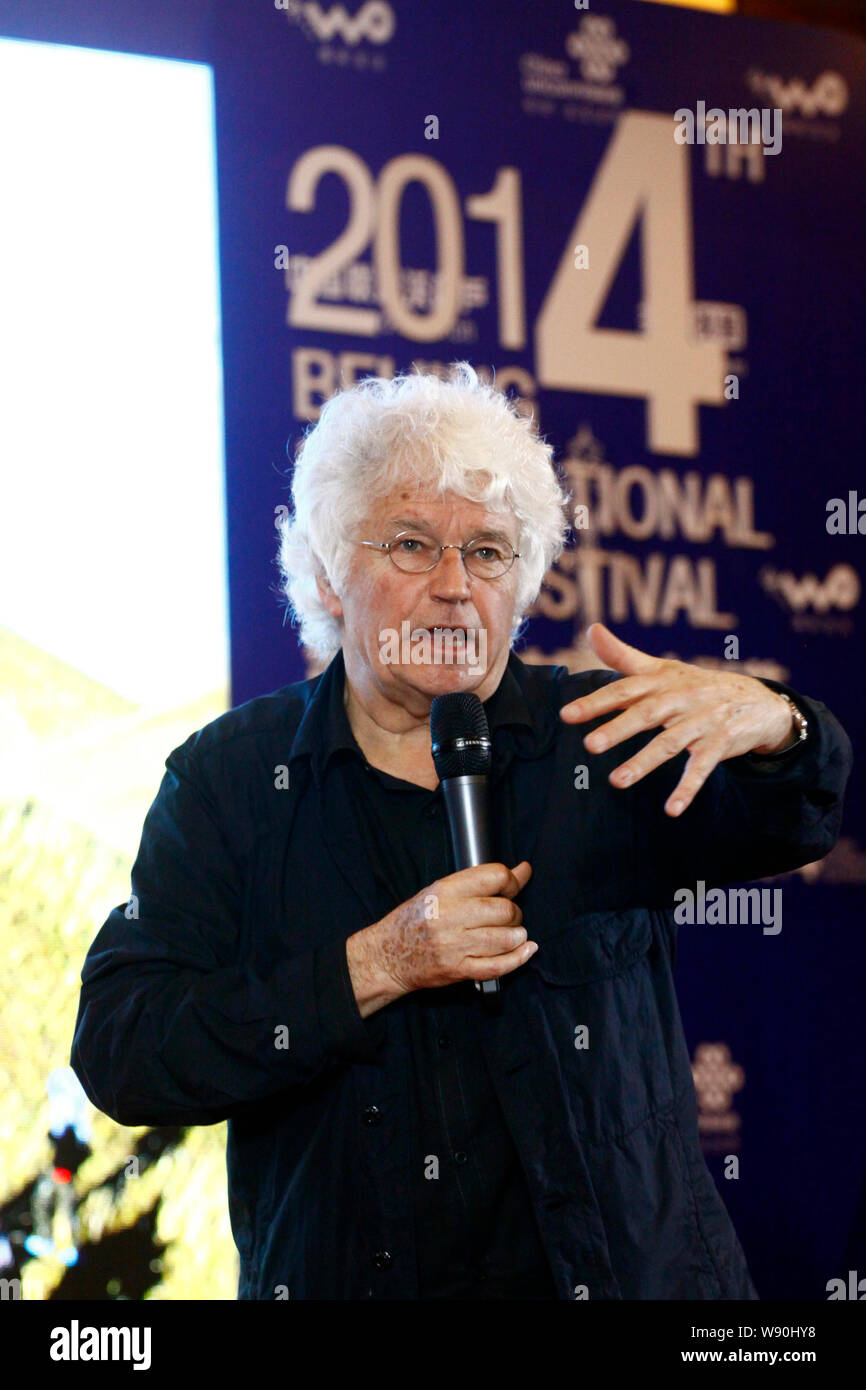French film director Jean-Jacques Annaud speaks at a press conference ...