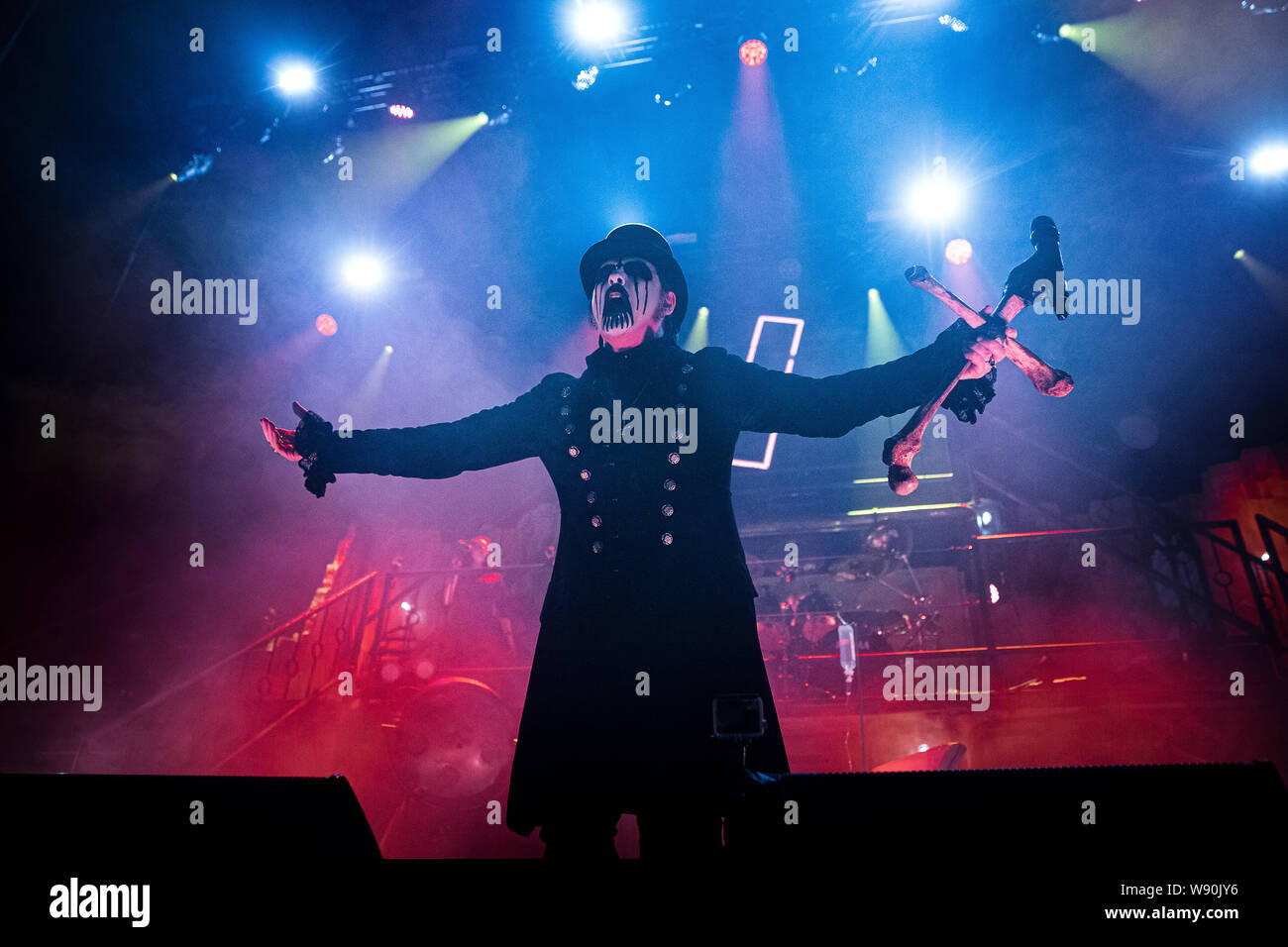 Denmark, Copenhagen - 10th, August 2019. The Danish heavy metal ...