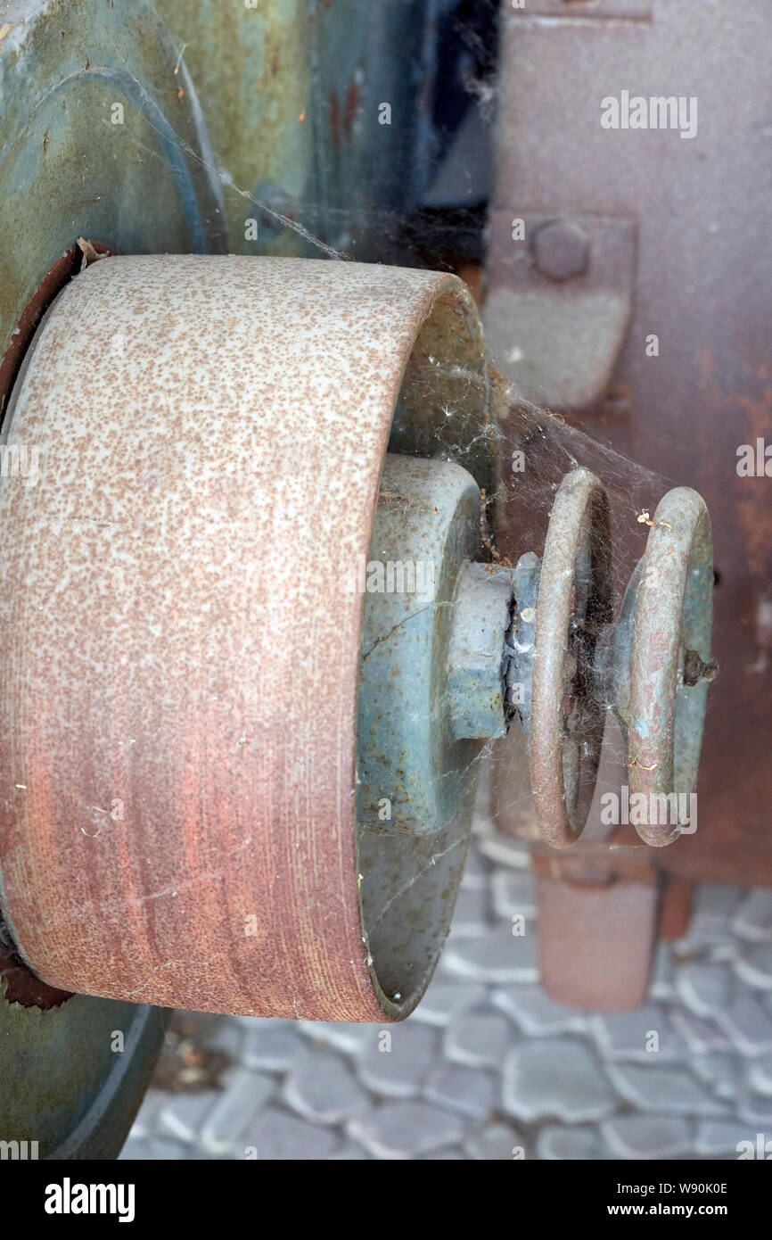 Flywheel old diesel engine hi-res stock photography and images - Alamy