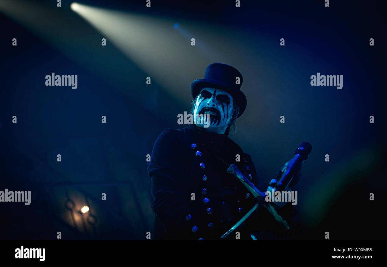 Denmark, Copenhagen - 10th, August 2019. The Danish heavy metal ...