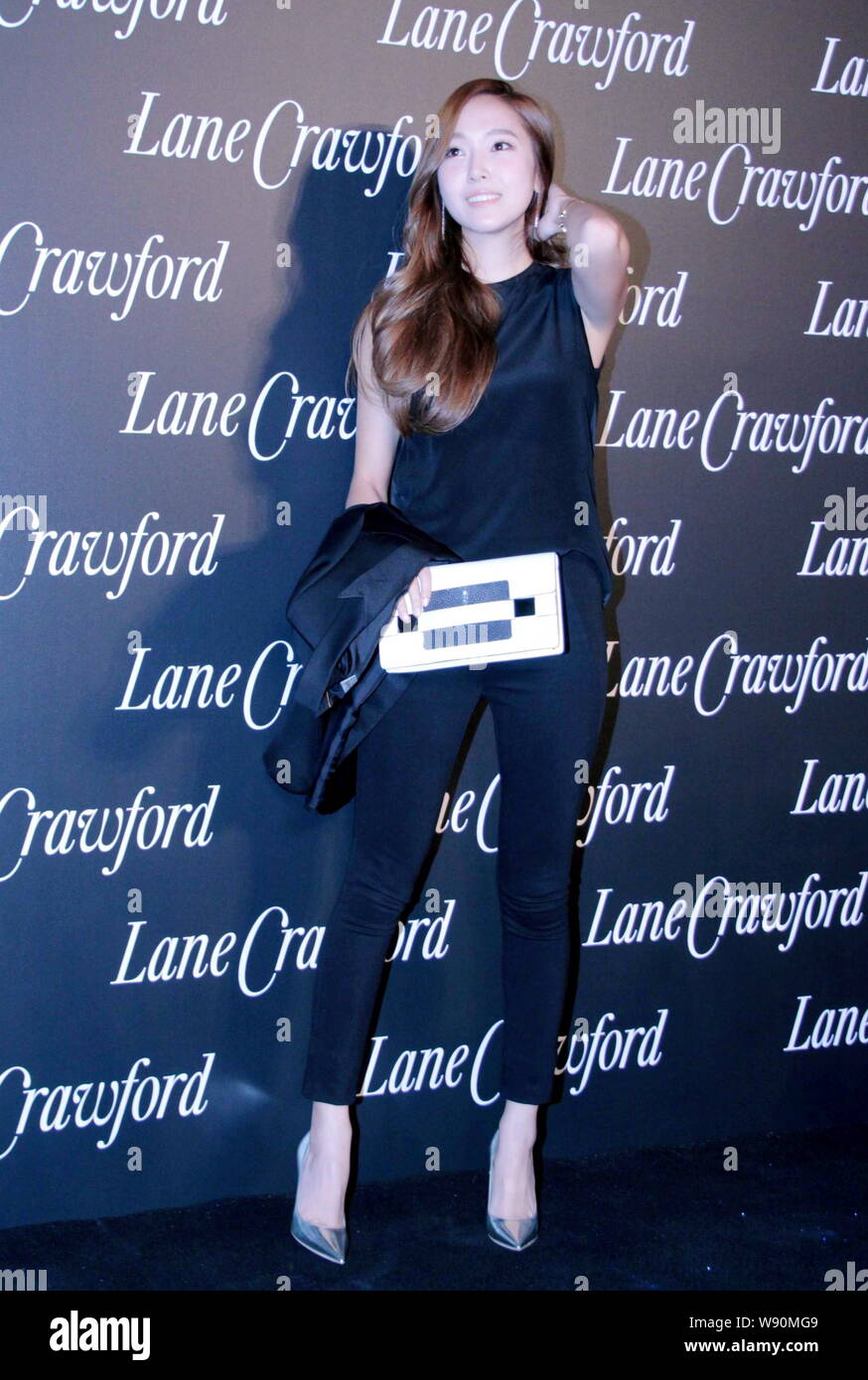 South Korean singer and actress Jessica Jung Soo-yeon poses as she ...