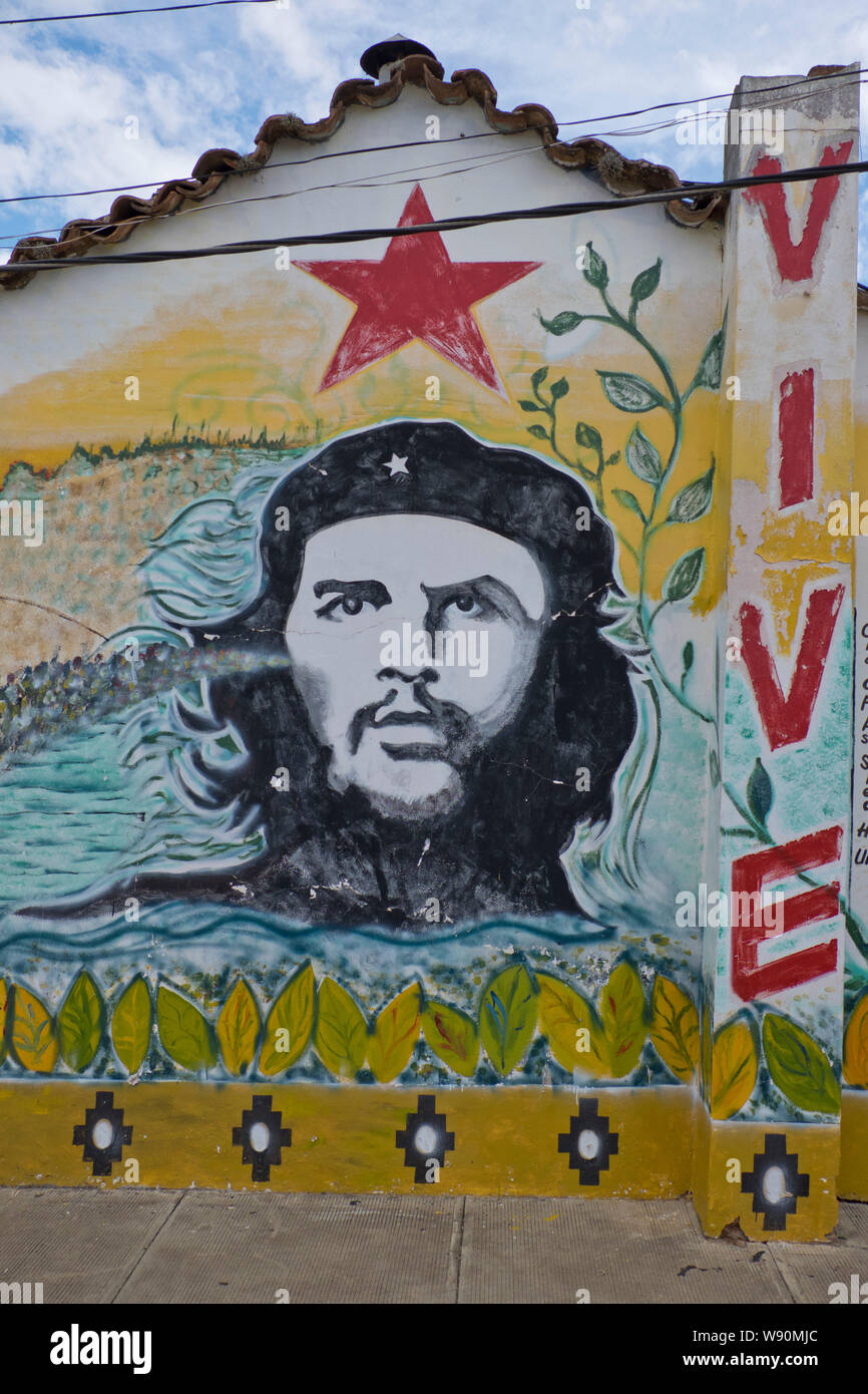 Che Guevara memorabilia in Vallegrande, Bolivia, where he was taken ...