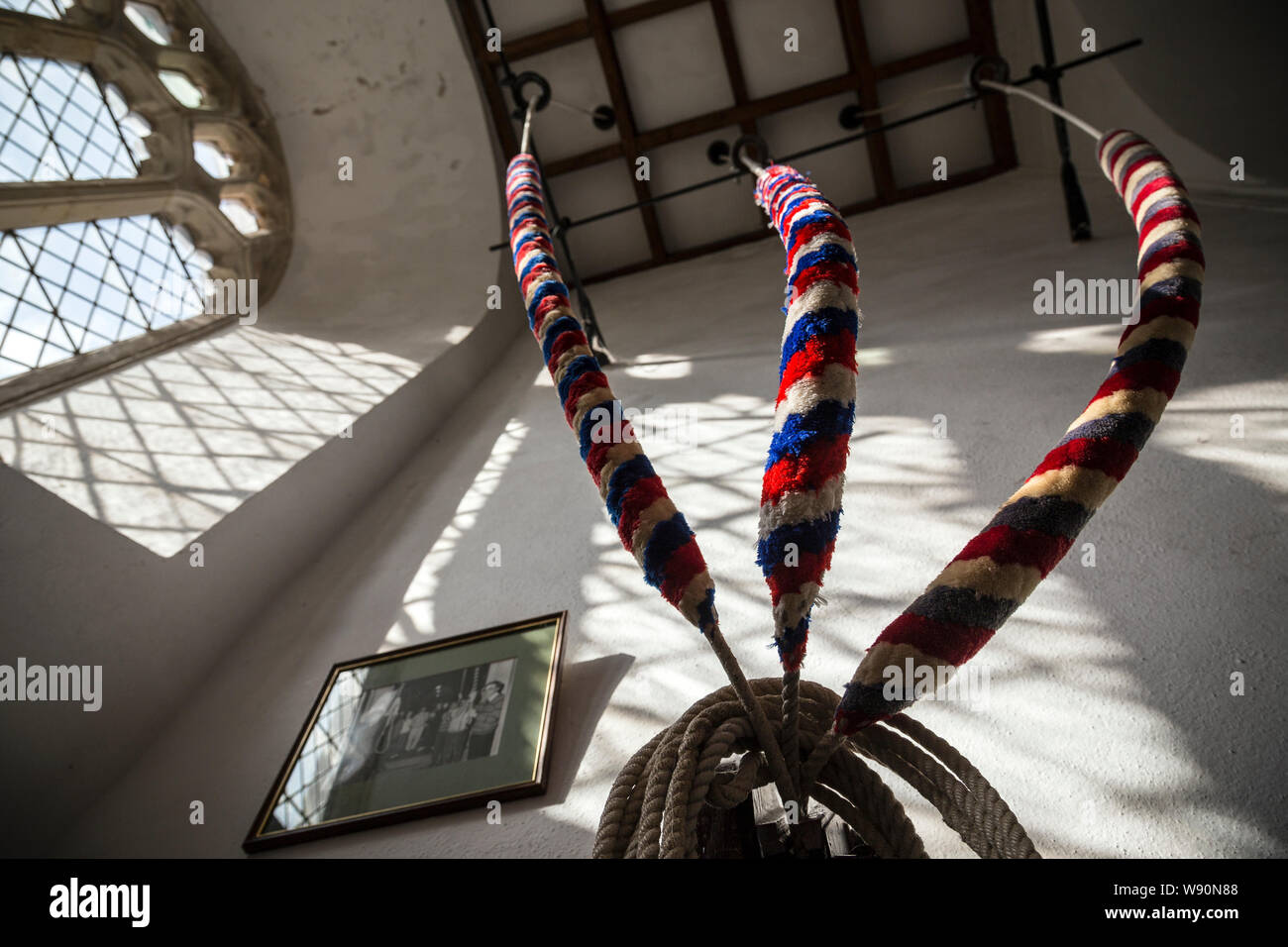 Church, Bell Ringer, Rope, Bell Tower - Tower, Ceiling, Color Image ...