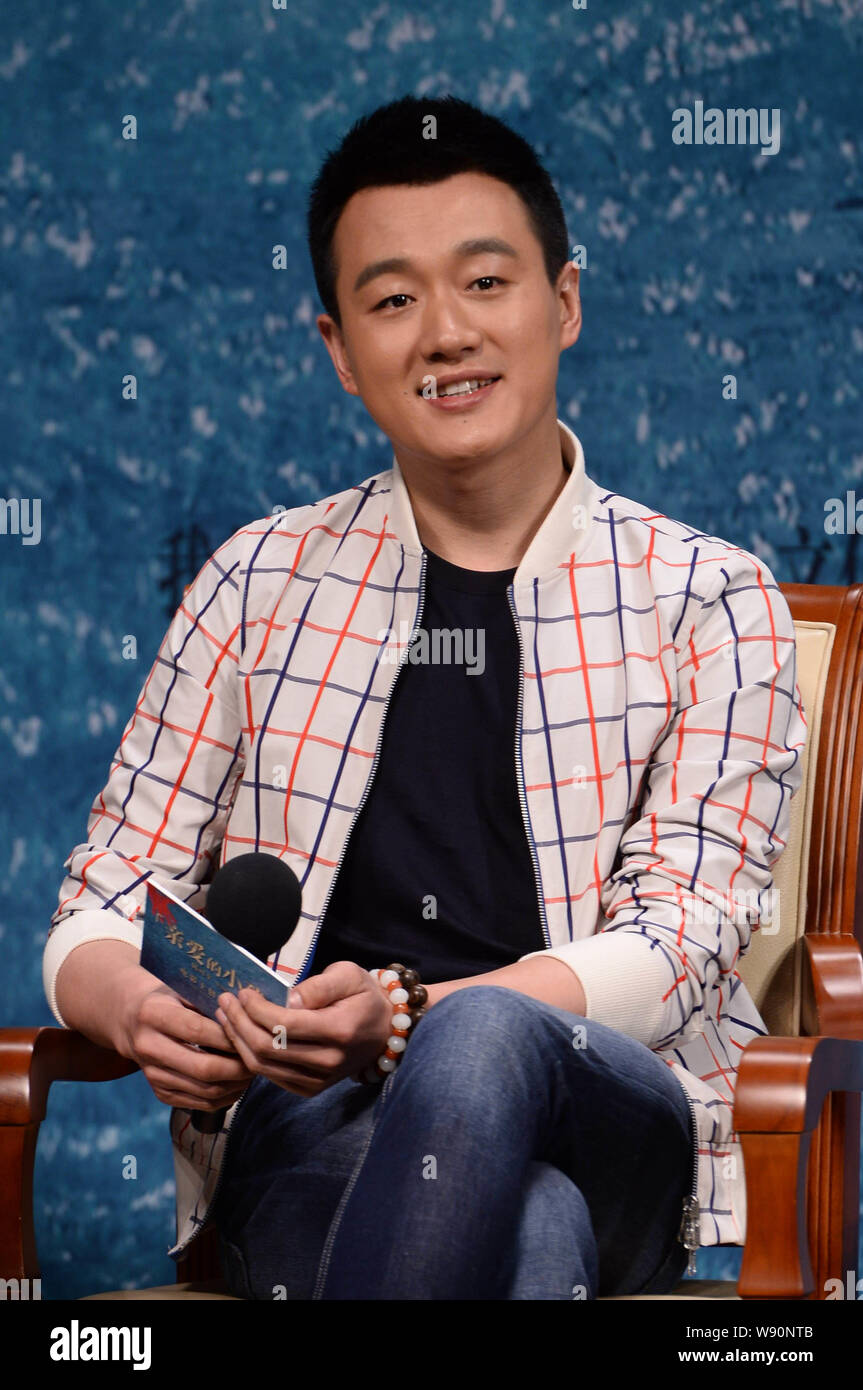 Chinese actor Tong Dawei poses during a cast press conference for his ...