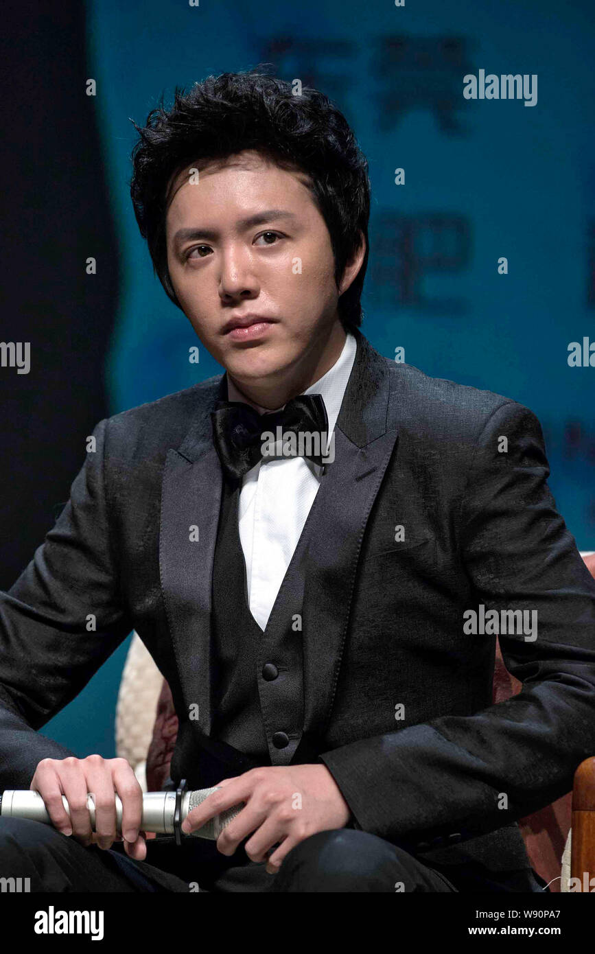 Chinese pianist Li Yundi attends a press conference for his national ...