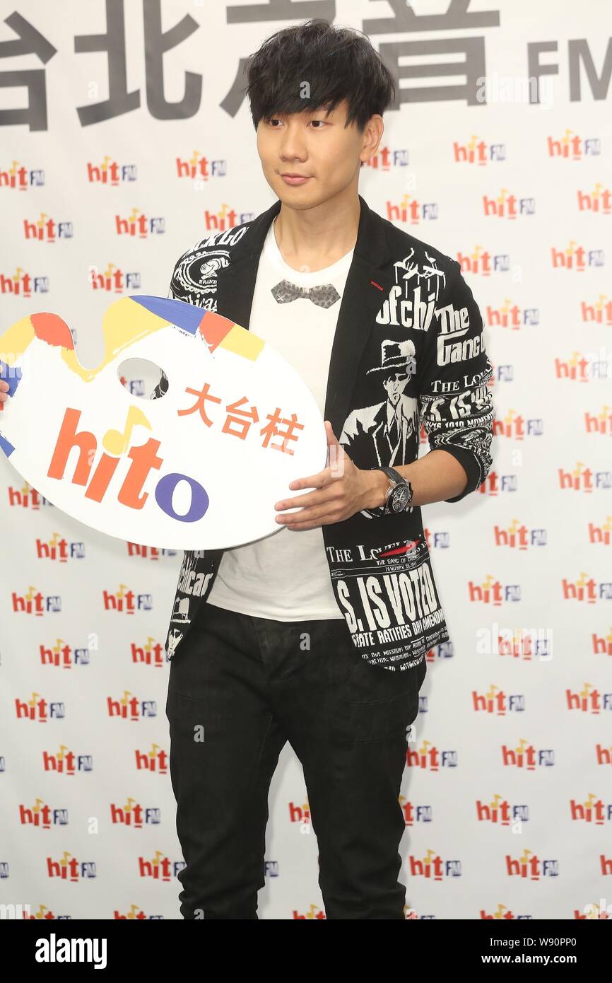 Singaporean singer JJ Lin poses during a promotional event for New Year ...