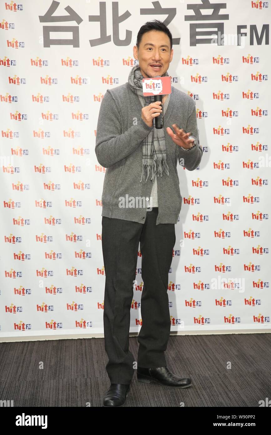 Hong Kong singer Jacky Cheung speaks at a promotional event for his new ...