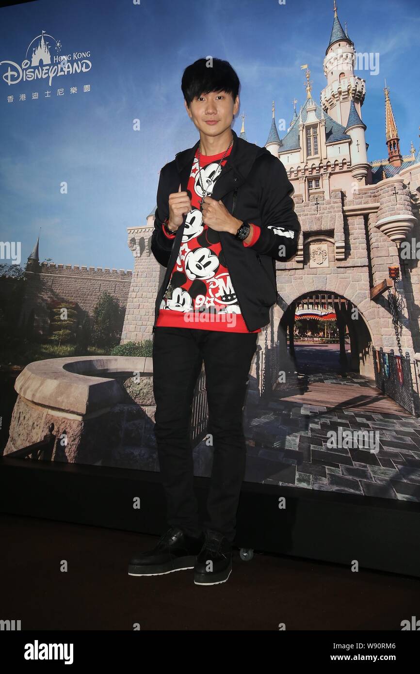 Singaporean singer JJ Lin poses at a press conference for screening of ...