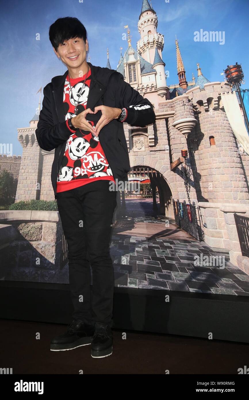 Singaporean singer JJ Lin poses at a press conference for screening of ...