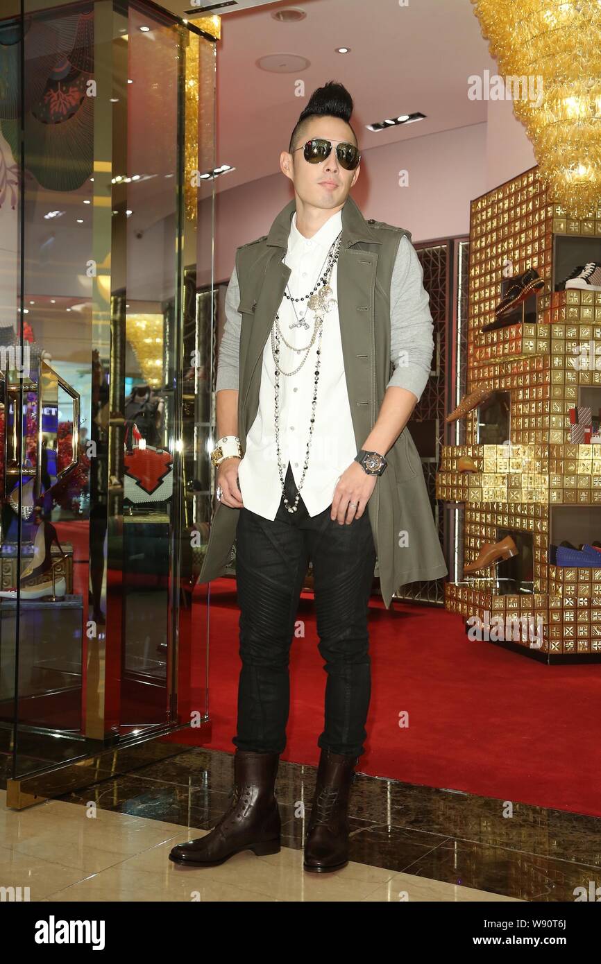 Taiwanese singer and actor Vanness Wu poses during a promotional event ...