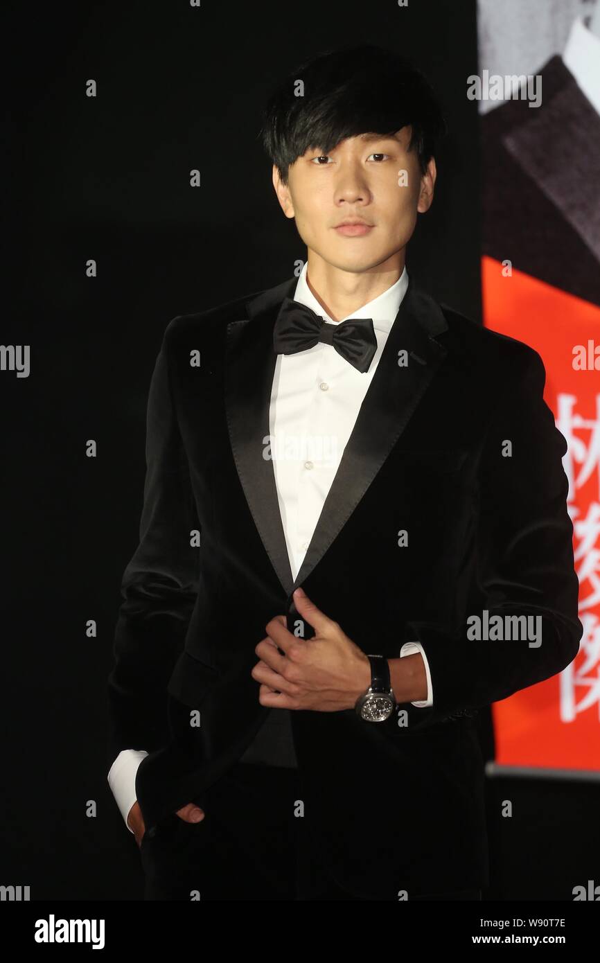 Singaporean singer JJ Lin poses during the "GQ Men Of The Year Awards ...