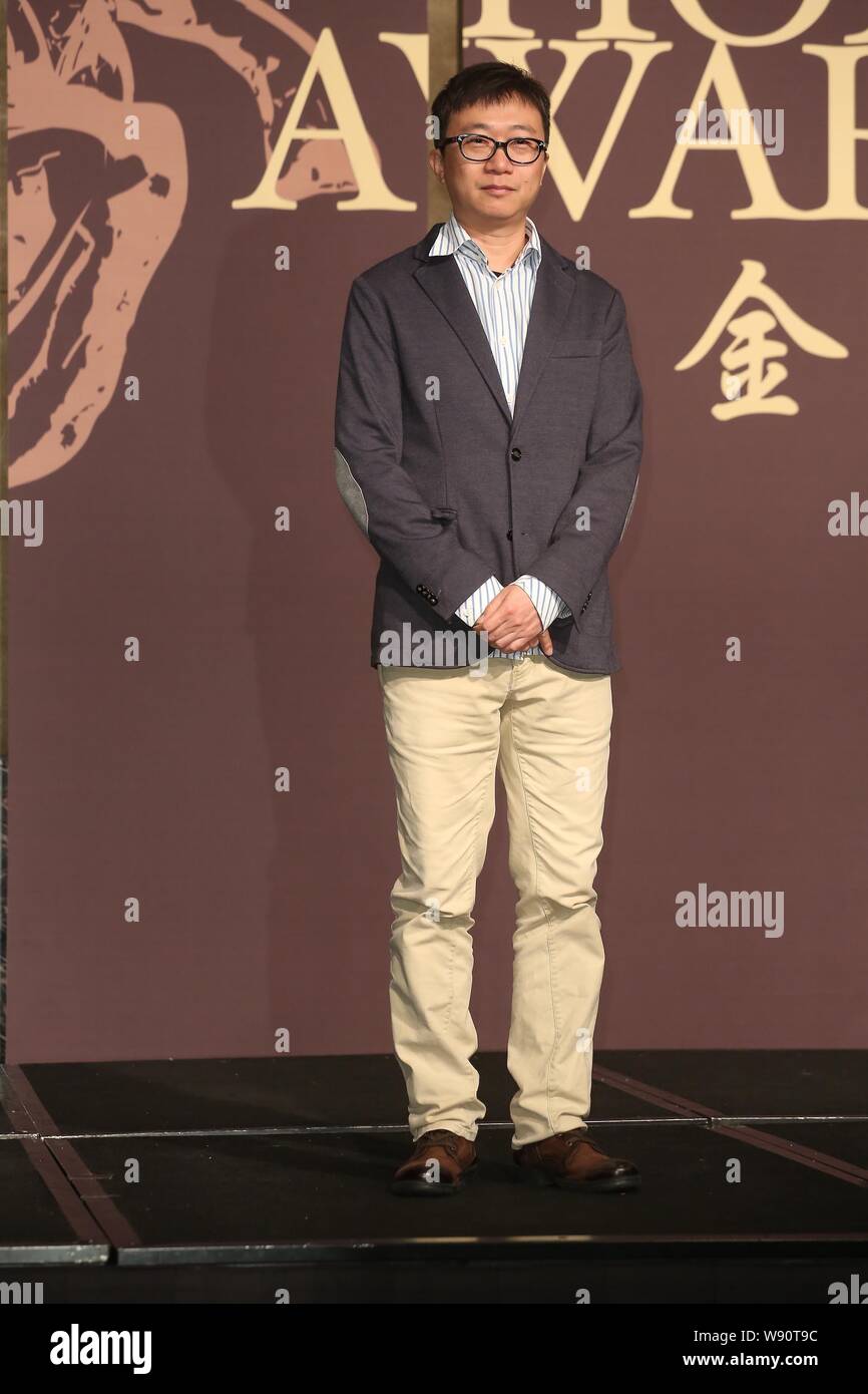 Hong Kong actor Cyrus Wong poses at a press conference for the panel of ...