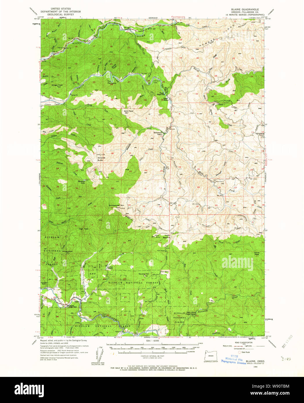 Map of blaine hi-res stock photography and images - Alamy
