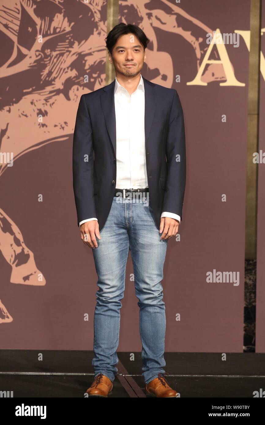 Hong Kong actor and director Stephen Fung poses at a press conference ...