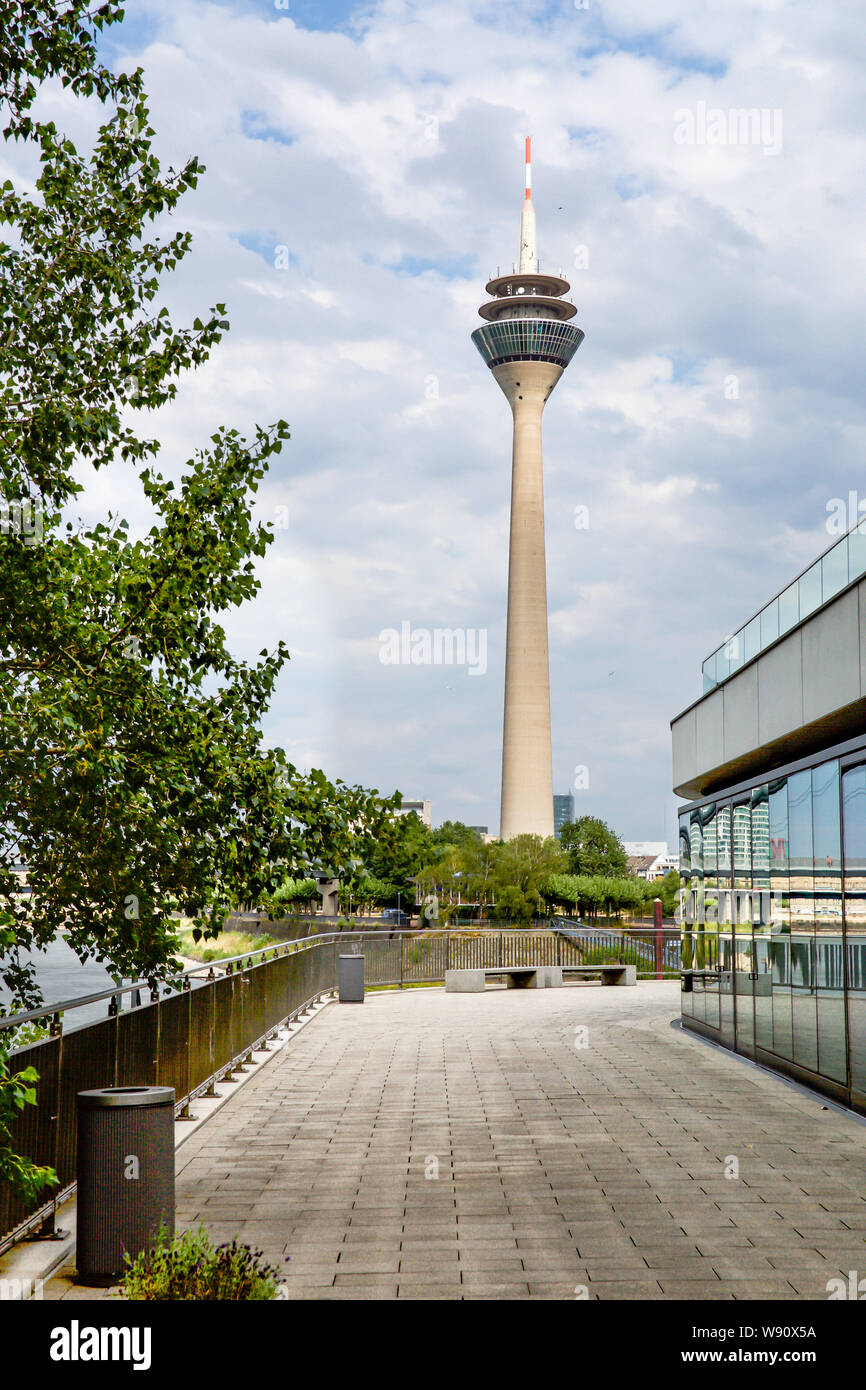 Rheinturm in Dusseldorf - Germany Stock Photo - Alamy