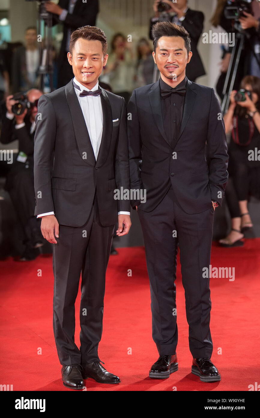 Chinese actors Zhang Yi, left, and Sha Yi, pose on the red carpet for ...