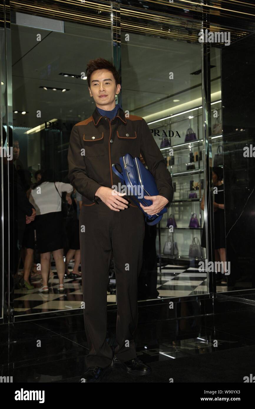 Taiwanese actor Joseph Cheng poses after arriving for the opening party ...