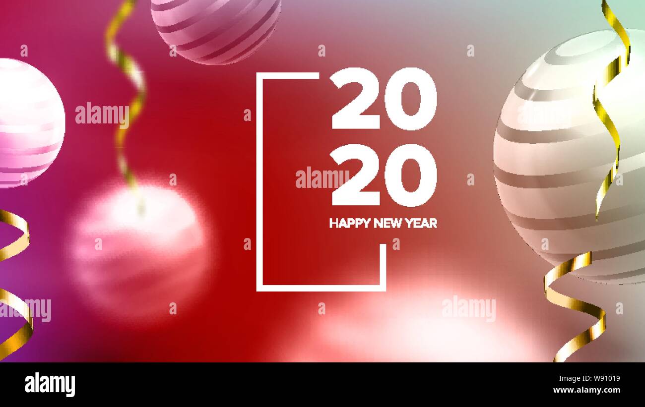 Celebrating Happy New Year Invite Banner Vector Stock Vector Image & Art - Alamy